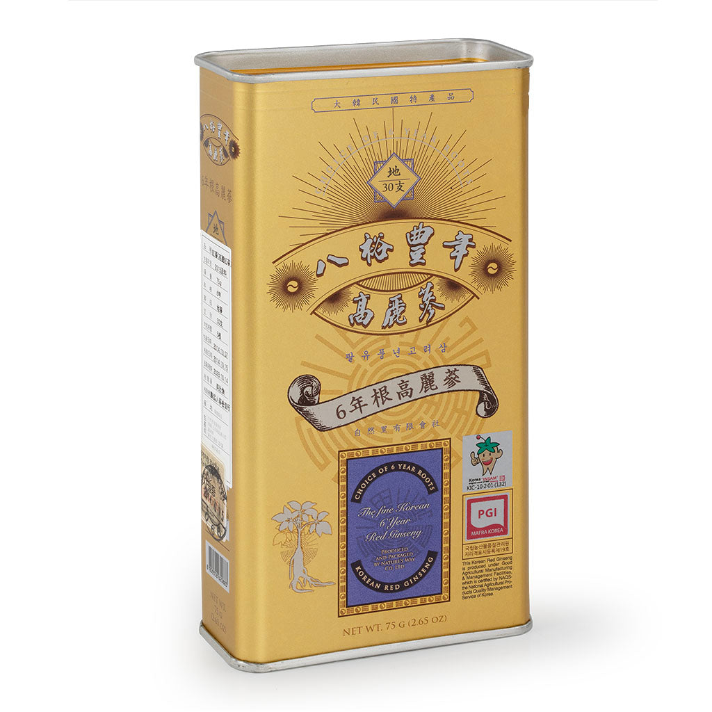 BYFN 6Y Korean Red Ginseng Earth 30 75g – Wing Hop Fung 永合豐